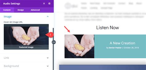 how to build a sermon layout using custom fields and dynamic content in