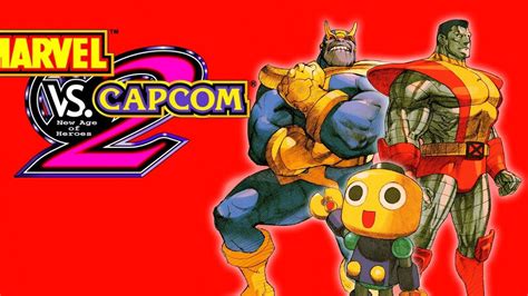 Marvel Vs Capcom 2 Arcade Playthrough Colossus Servbot And Thanos Youtube