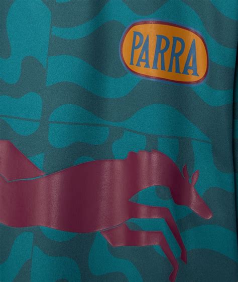 By Parra Sports Flage Polo Shirt En Turquoise Svd