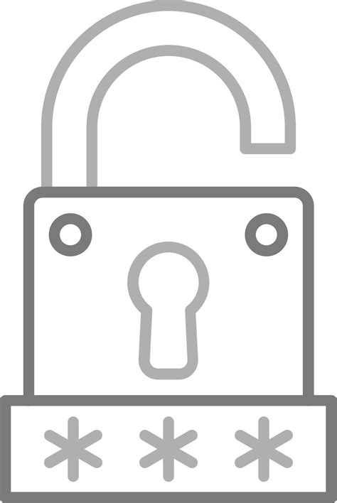 Password Key Greyscale Line Icon 10666286 Vector Art At Vecteezy