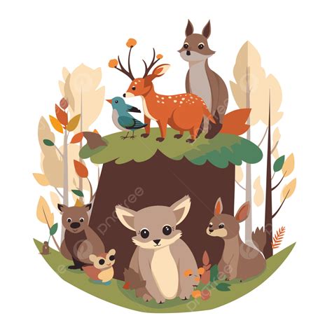 Woodland Creatures Clipart