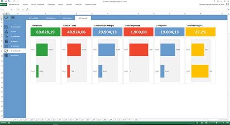 Feasibility Study Excel Template
