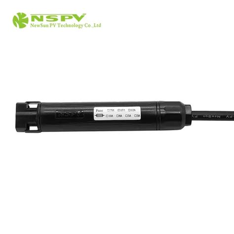 Solar Inline Fuse Connector With Cable Pv Cable Fuse Connector Solar