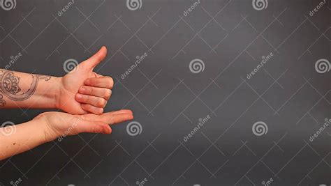 Woman Hand Sign Help Asl American Sign Language To Sign Help Place