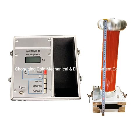 Precision High Voltage Dual Use Divider Capacitive Voltage Divider 50kv