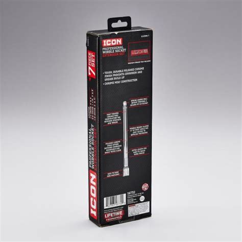 Professional Wobble Socket Extension Set 7 Piece Luxury Designer