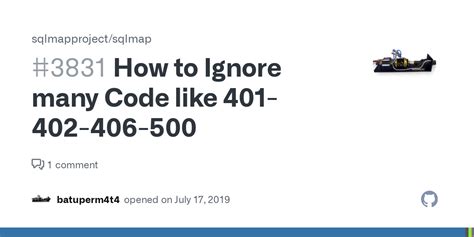 How To Ignore Many Code Like 401 402 406 500 Issue 3831