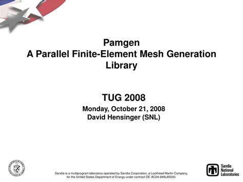 ppt parallel mesh generation library pamgena overview powerpoint