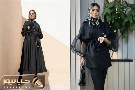 استایل آوانگارد تنها با دو رنگ سیاه و سفید جذابیت استایل به جز رنگ به