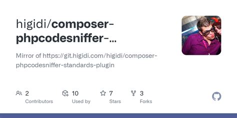Github Higidicomposer Phpcodesniffer Standards Plugin Mirror Of