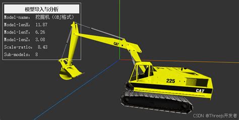 threejs开发指南（第三篇 模型导入与分析） threejs 导入3d模型 csdn博客