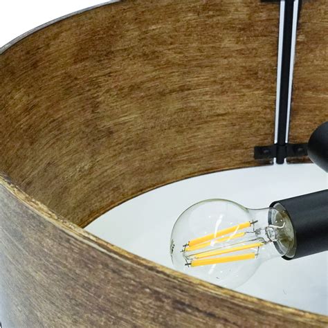 Drum Shade Pendant Light Vintage Rustic Pendant Light Ping Lighting