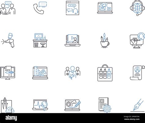 Workshop Outline Icons Collection Workshop Training Seminar