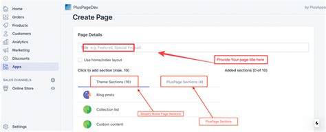 how to add home page sections in any page in your shopify store