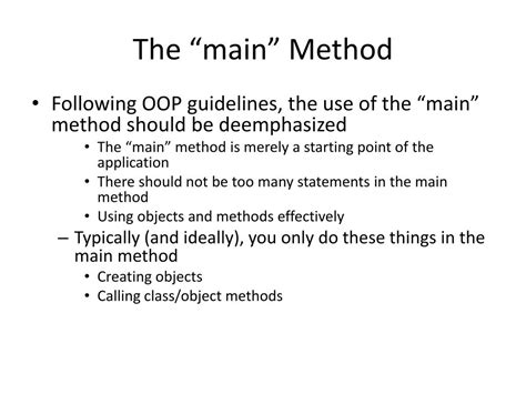 ppt object oriented programming oop powerpoint presentation free