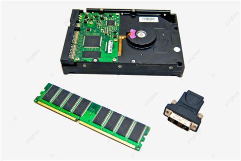 Hard Drive And Computer Memory On White Energy Communication Programming Energy PNG