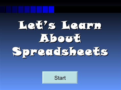 Interactive Spreadsheet Basics 1 Ppt