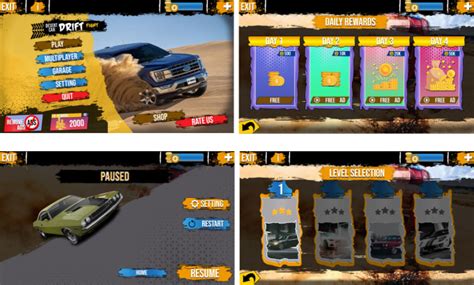design attractive game ui ux for mobile games and figma of web 4 by