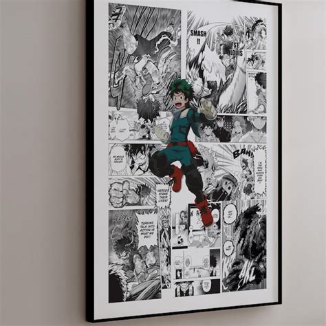 Deku Manga Panel Etsy