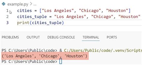 How To Create A Tuple From The List In Python