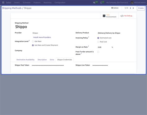 Odoo Shippo Shipping Integration Webkul