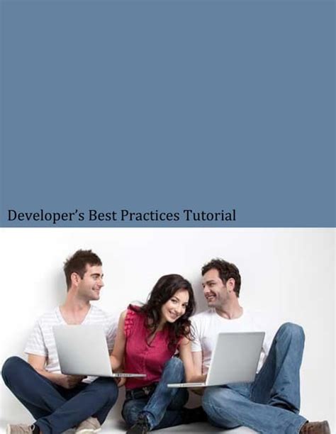 Developers Best Practices Pdf