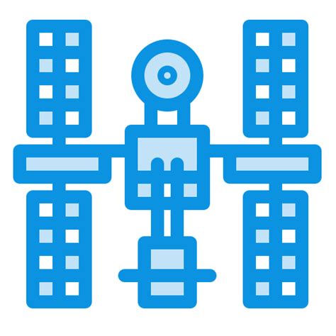 Complex Orbital Platform Satellite Space Icon Download On Iconfinder