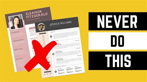 3 Common Resume Mistakes To Avoid From Microsoft Swe Template Included Youtube