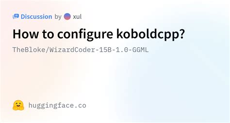 Theblokewizardcoder 15b 10 Ggml · How To Configure Koboldcpp