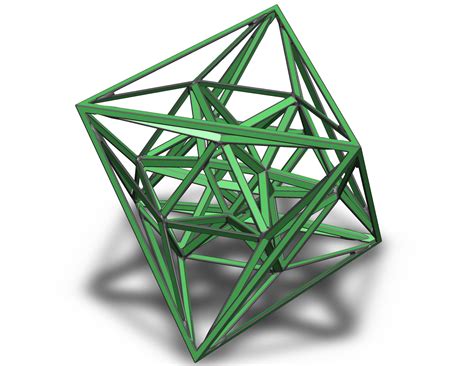 Wireframe Shape Geometric 24 Cell 3d Model 3d Printable Cgtrader
