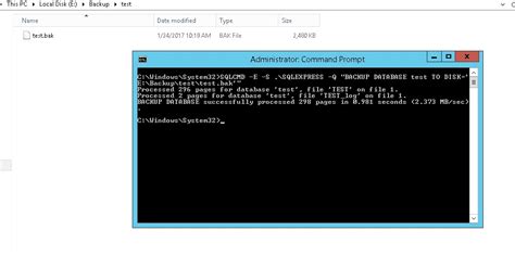 To Take Backup And Restore Sql Express By Cmd Online Networks Solution