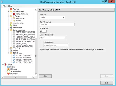 Setup Hmailserver With Ssl Works With Outlook But Not With Roundcube Charming Cloud Blog