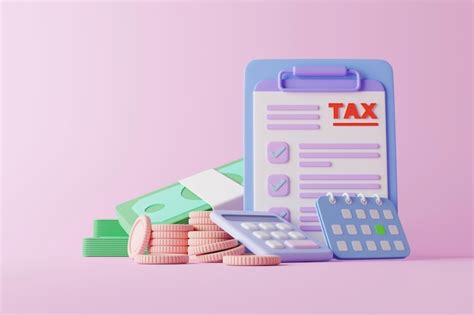 세금 3d 이미지 Freepik에서 무료 다운로드