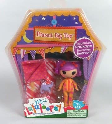 Mini Lalaloopsy Peanut Big Top Doll And Accessories New In Box Ebay