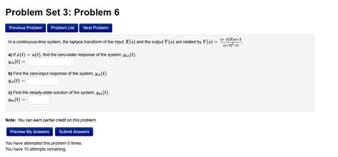 Solved Problem Set 3 Problem 6 Previous Problem Problem