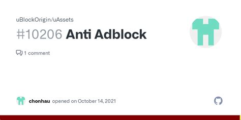 Anti Adblock Issue UBlockOrigin UAssets GitHub