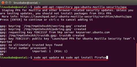 Install Firefox 48 On Ubuntu 16 04 14 04 And Enable Multi Process
