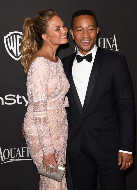 Chrissy Teigen InStyle And Warner Bros 2015 Golden Globes Party CelebMafia