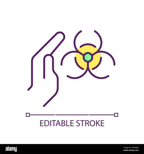 Chemical Avoidance Rgb Color Icon Stock Vector Image And Art Alamy