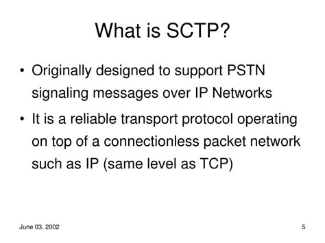 PPT SCTP V S TCP A Comparison Of Transport Protocols For Web Traffic PowerPoint Presentation