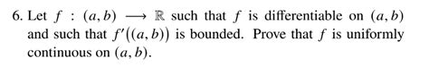 Solved Let F A B R Such That F Is Differentiable On Chegg