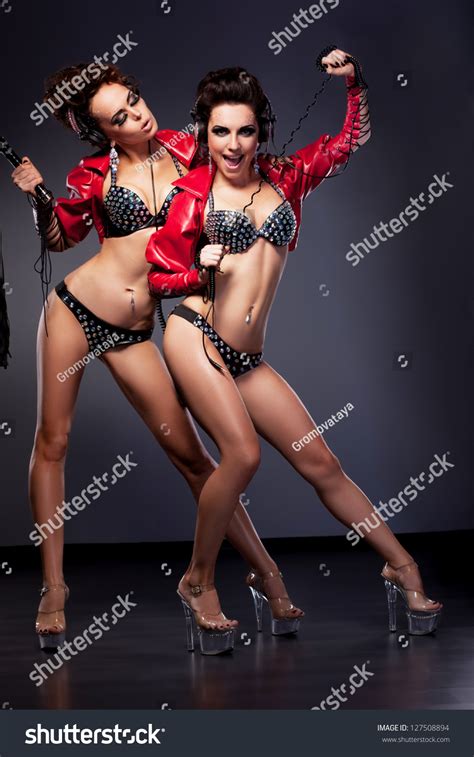Sexy Women Passionate Poses Theatrical Performance Stock Photo Shutterstock