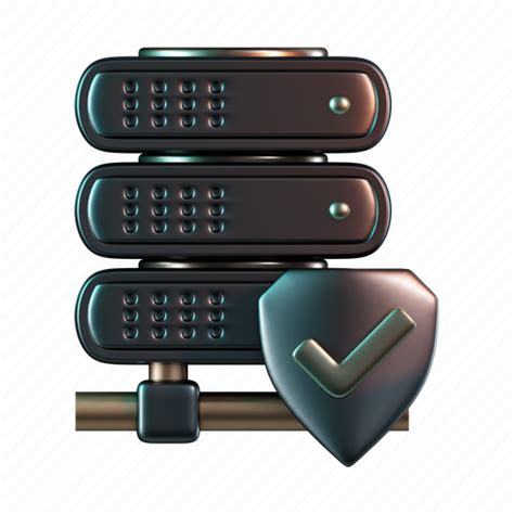 Server Protection Database Antivirus Security 3d Illustration Download On Iconfinder