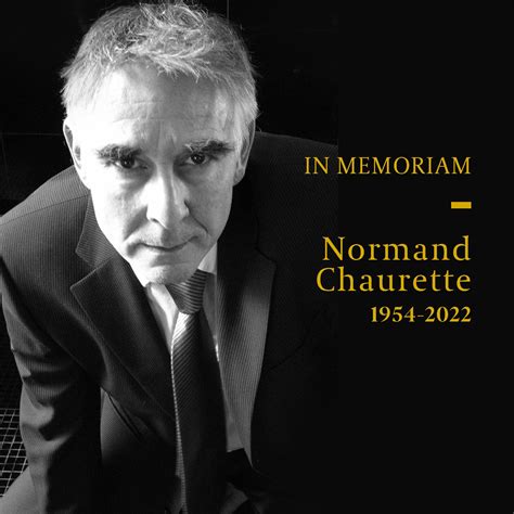 In Memoriam Normand Chaurette — Leméac Éditeur Programme
