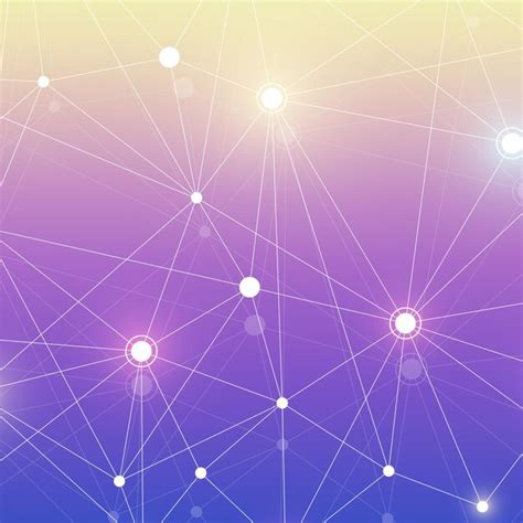 Premium Vector Abstract Polygonal Background With Connected Lines And Dots Minimalistic