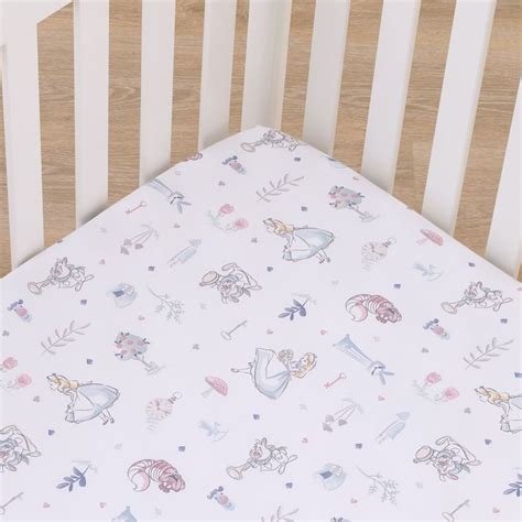 Nojo Disney Alice In Wonderland Light Blue Pink And White Rabbit