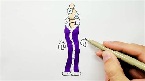 How To Draw Kinger From The Amazing Digital Circus Youtube