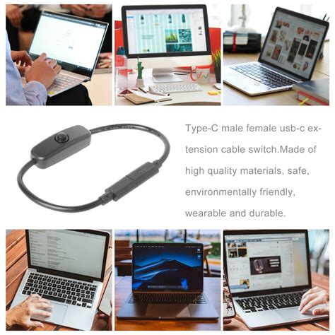 Usb C Extension Cable Switch Type C Male To Female Grandado