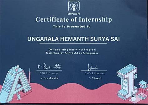 Hemanth Surya Sai Ungarala On Linkedin Ai Internship Machinelearning Webscraping Careergrowth
