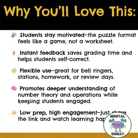 Prime Factorization Versatiles® Activity Math Worksheet 6th Grade